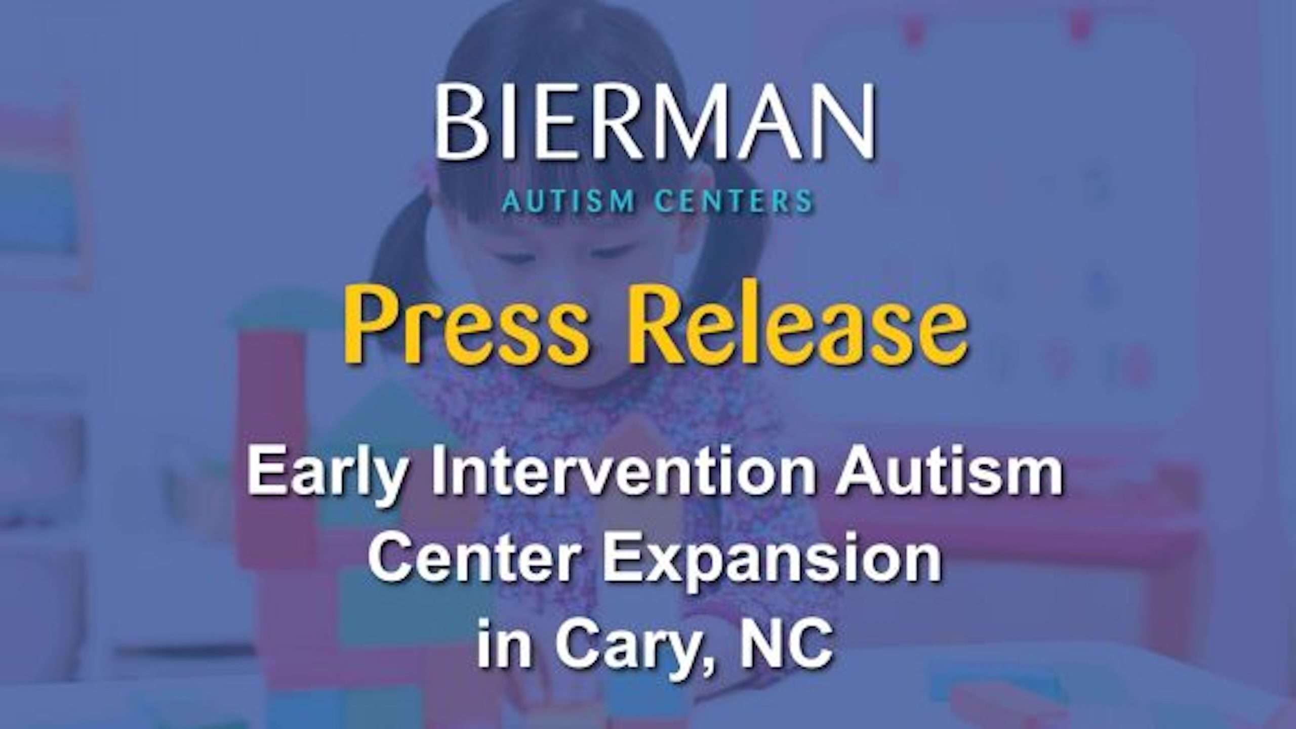 New Autism Center in North Carolina - Bierman Autism Centers - Founded ...